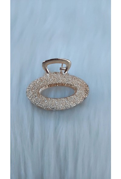 Elvin Aksesuar Elips Model Rose Rengi Metal Mandal Toka Elvin Aksesuar Elips Model Rose Rengi Metal Mandal Toka