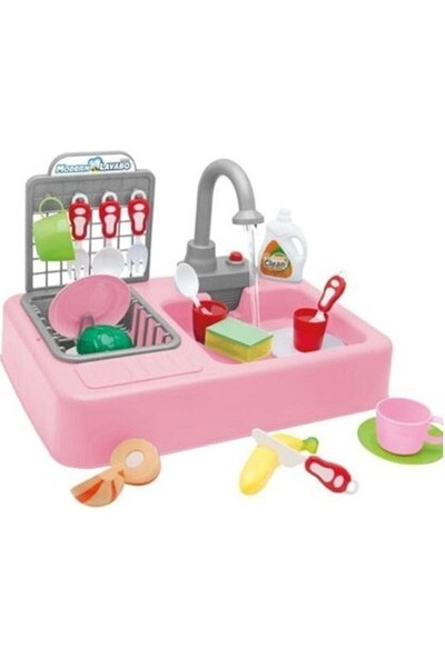Kayyum Oyuncak Pilli Lavabo Pembe