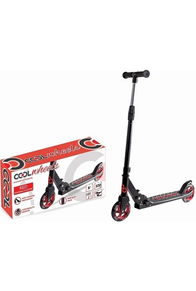Furkan Cool Wheels Katlanır Scooter 8+ Kırmızı Furkan Cool Wheels Katlanır Scooter 8+ Kırmızı