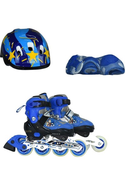 Furkan Işıklı Paten Set 28-31 Mavi