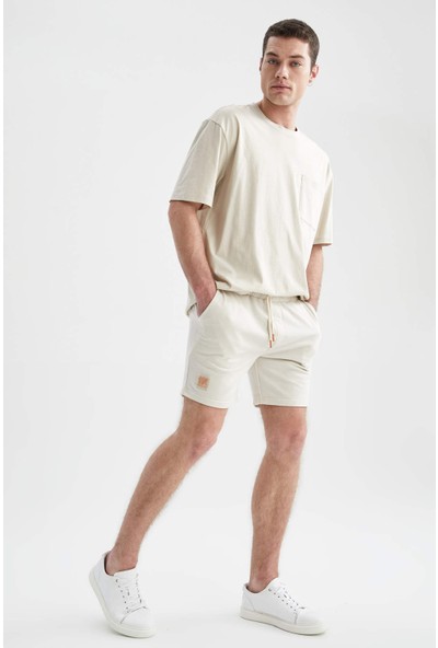 Slim Fit Cep Detaylı Ince Kumaş ŞORT X1936AZ22SM