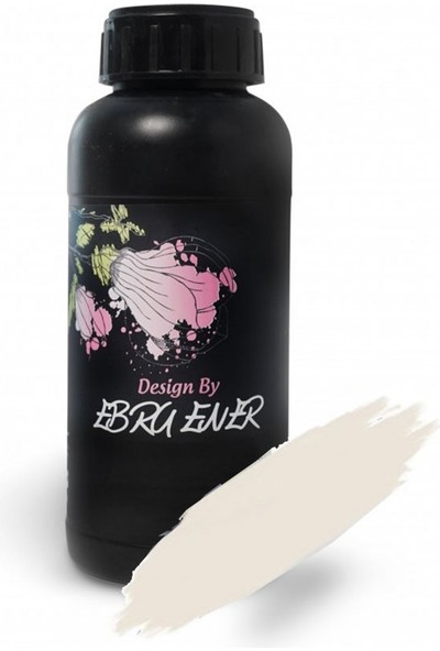 Ebru Ener Yarımat Vernikli Zemin Boyası 250ML Krem