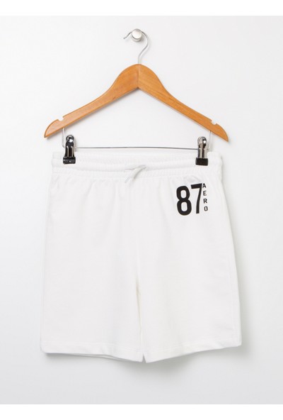 Aeropostale 22SAB-14 Normal Bel Standart Kalıp Baskılı Beyaz Erkek Çocuk Şort Aeropostale 22SAB-14 Normal Bel Standart Kalıp Baskılı Beyaz Erkek Çocuk Şort