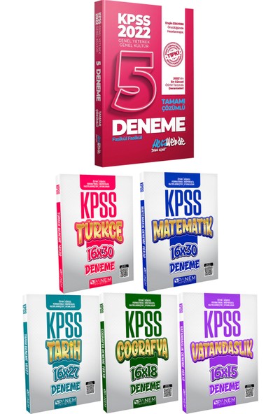 Hoca Webde Kpss Gygk 5 Deneme + Panem Kpss Genel Kültür Genel Yetenek 16LI Branş Deneme Seti Hoca Webde Kpss Gygk 5 Deneme + Panem Kpss Genel Kültür Genel Yetenek 16LI Branş Deneme Seti