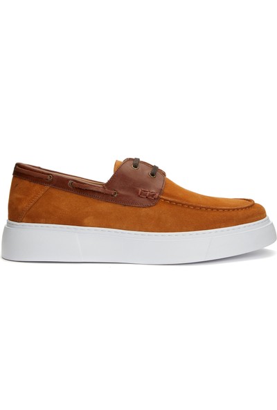 Divarese Taba Erkek Süet Loafer