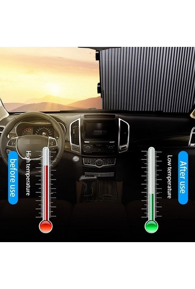 Katlanabilir Araba Öncam Yansıtıcı Güneşlik