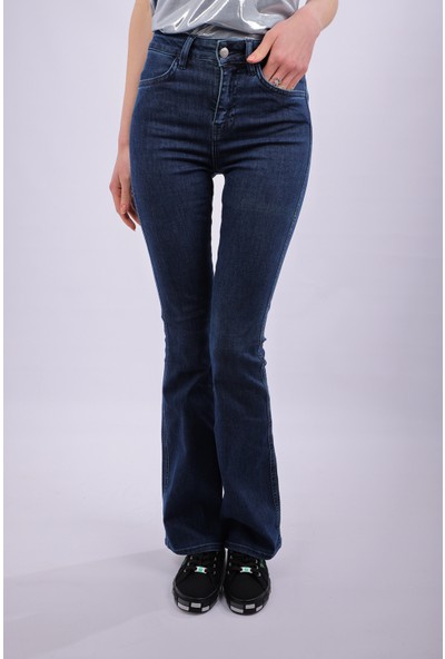Kadın Lacivert J. Lindeberg Bol Paça Jean Pantolon Kadın Lacivert J. Lindeberg Bol Paça Jean Pantolon