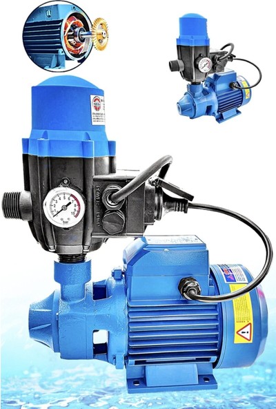 Schutzenger 0.37KW 0.5 Hp Aleminyum Sargılı Paket Hidrofor Sistem Su Pompası Su Motoru SC60ALEMINYUM Schutzenger 0.37KW 0.5 Hp Aleminyum Sargılı Paket Hidrofor Sistem Su Pompası Su Motoru SC60ALEMINYUM