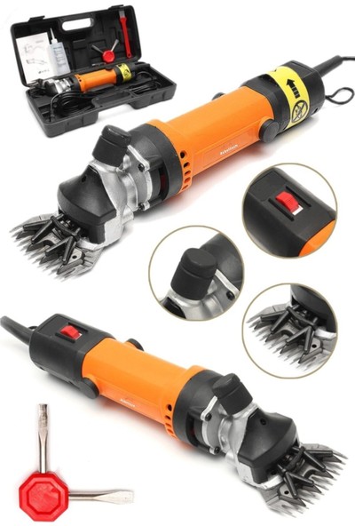 Rebellisch Germany Completely Silent Series 5200W Devir Ayarlı Metal Şanzıman Profesyonel Koyun Keçi Kırpma Makinesi Rebellisch Germany Completely Silent Series 5200W Devir Ayarlı Metal Şanzıman Profesyonel Koyun Keçi Kırpma Makinesi
