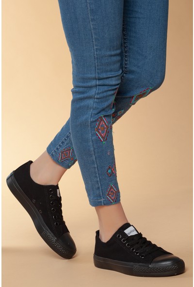 Daxtors Günlük Kadın Keten Spor Ayakkabı