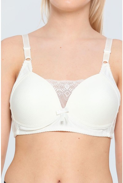 Krem Aysemin Kadın Desteksiz C Cup Sütyen