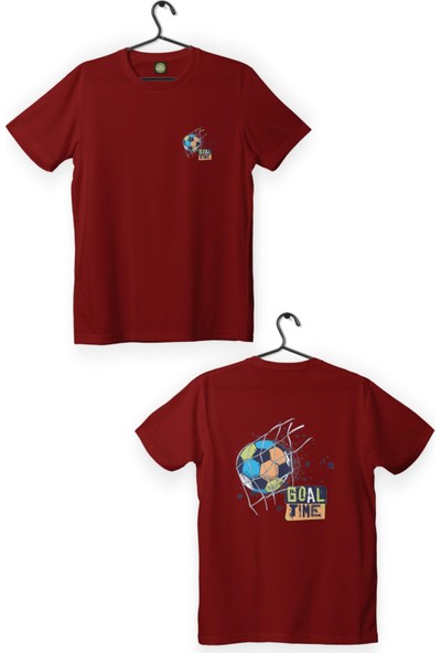 Rowalsi Goal Ön Arka Baskılı Bisiklet Yaka Kısa Kollu Tişört YTKTRD488 Rowalsi Goal Ön Arka Baskılı Bisiklet Yaka Kısa Kollu Tişört YTKTRD488