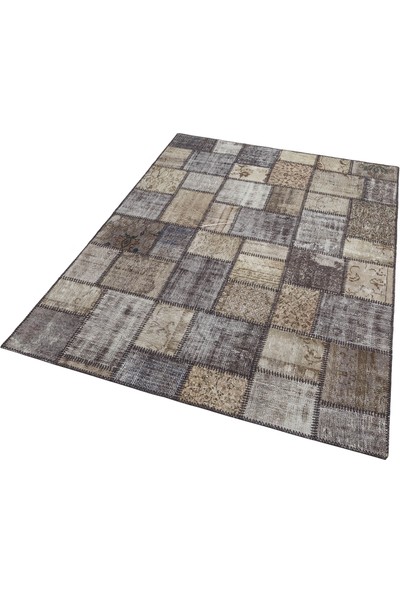 %100 Yün El Dokuma Halı Kırkyama Patchwork Halı Bej 150X200 %100 Yün El Dokuma Halı Kırkyama Patchwork Halı Bej 150X200