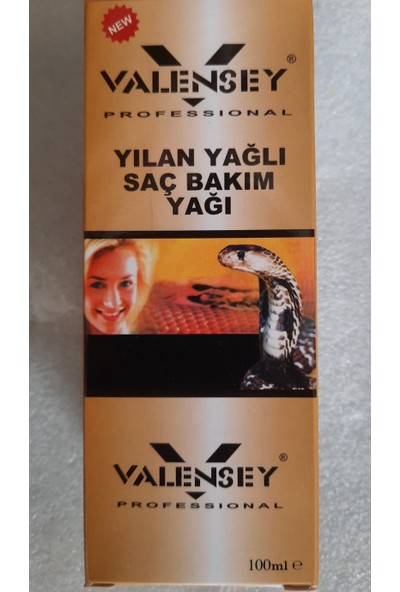 Valensey Yılan Yağlı Saç Bakım Yağı 100 ml Valensey Yılan Yağlı Saç Bakım Yağı 100 ml