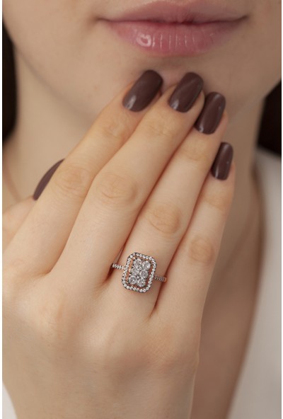 Ateş Gold Baget Gümüş Yüzük