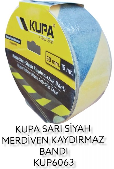 Komodo Kupa Sarı-Siyah Kaydırmaz Bant 50MM*15M 12 Adet Komodo Kupa Sarı-Siyah Kaydırmaz Bant 50MM*15M 12 Adet