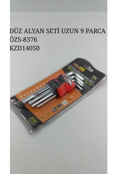 Real Özs Düz Alyan Seti 9prç -Uzun Real Özs Düz Alyan Seti 9prç -Uzun