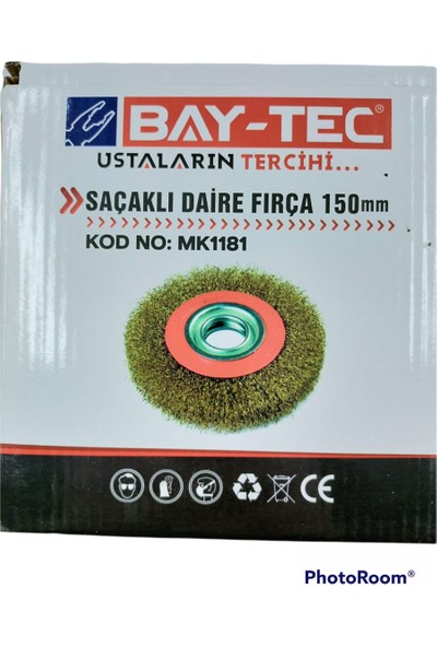 Bay-Tec Saçaklı Daire Fırça 150MM