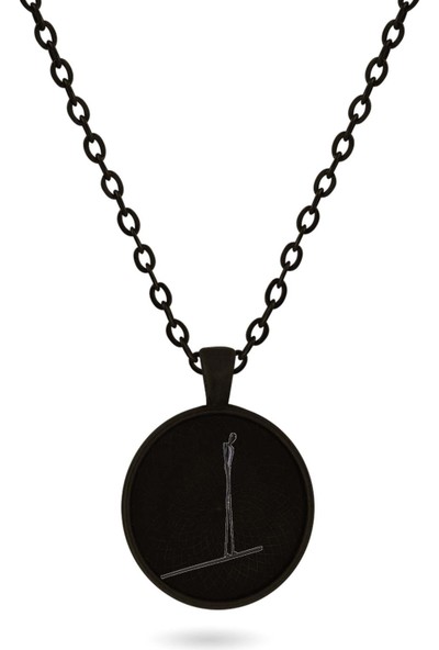 Rowalsi Uzun Adam Baskılı Zincirli Kolye YTKTRD455