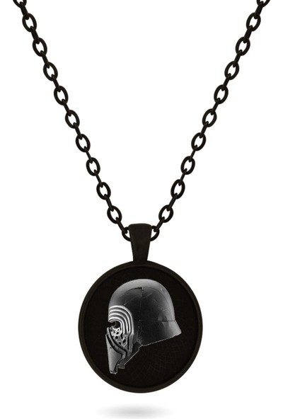 Rowalsi Kask Baskılı Zincirli Kolye YTKTRD564