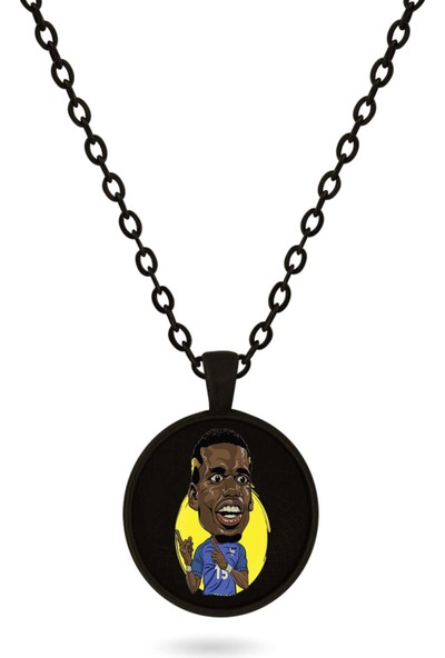 Rowalsi Pogba Baskılı Zincirli Kolye YTKTRD525 Rowalsi Pogba Baskılı Zincirli Kolye YTKTRD525