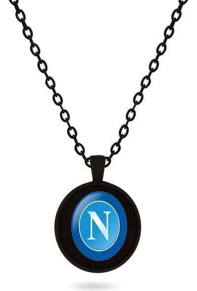 Rowalsi Napoli Baskılı Zincirli Kolye YTKTRD192