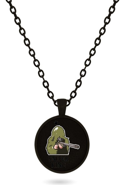 Rowalsi Sniper-Pubg Baskılı Zincirli Kolye YTKTRD363 Rowalsi Sniper-Pubg Baskılı Zincirli Kolye YTKTRD363