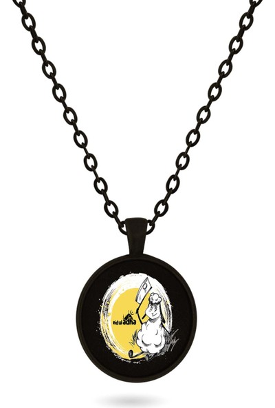 Rowalsi Kurban Bayramı Baskılı Zincirli Kolye YTKTRD353