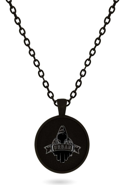 Urban Baskılı Zincirli Kolye YTKTRD357