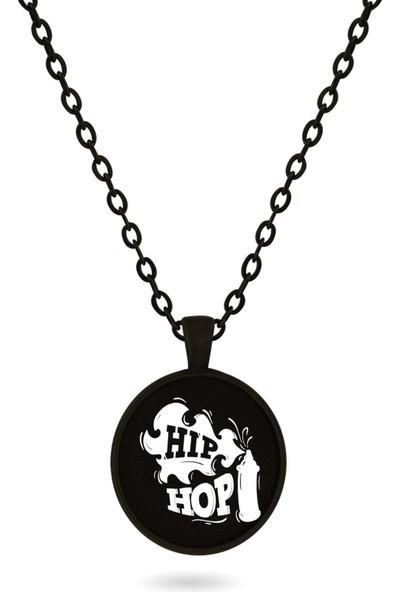 Rowalsi Hip-Hop Baskılı Zincirli Kolye YTKTRD572
