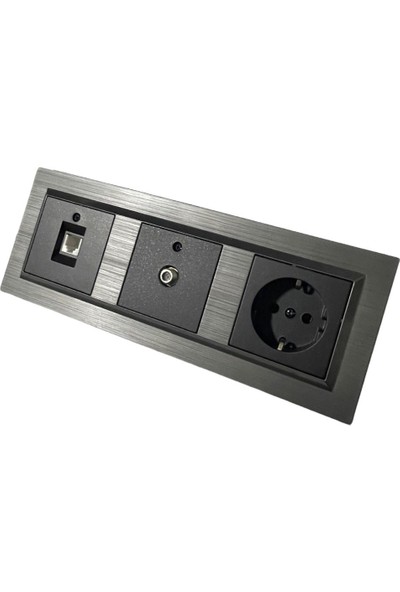 Viralighting Ovivo Quantum Manyetik Gri 3'lü Set T.priz + Uydu(Tv) Prizi + Nümeris(Telefon) Prizi Viralighting Ovivo Quantum Manyetik Gri 3'lü Set T.priz + Uydu(Tv) Prizi + Nümeris(Telefon) Prizi