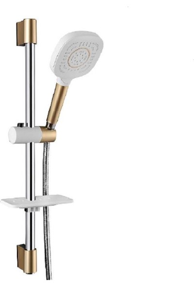 Yapısan Beyaz Orkide Lüx Sürgülü Duş Seti