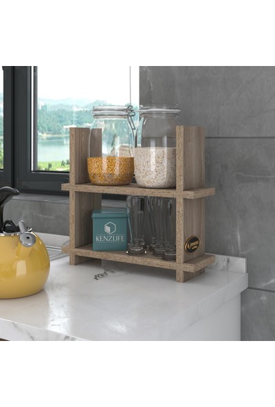 Kenzlife Tezgah Üstü Mutfak Rafı Kosmo Crd 39*42*13