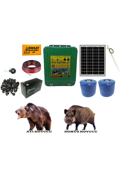 Polat Elektrikli Çit Sistemleri ( Domuz - Ayı Kovucu ) MINI1000