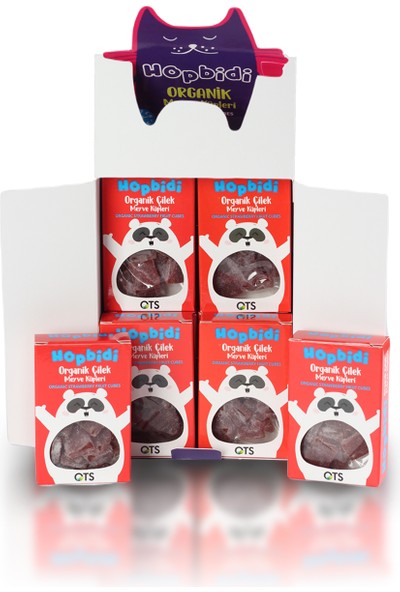 Ots Organik Hopbidi Çilek (Merve Küpü) 12'li