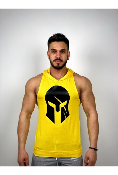 Sparta Baskılı Kapşonlu Sporcu Atleti