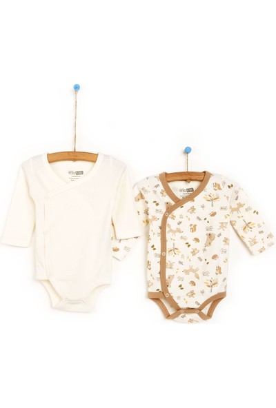 Hellobaby Organik 2li Uzun Kol Zıbın Body