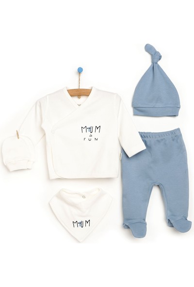 Bebbek Yenidoğan Erkek Bebek 5li Askı Hastane Çıkışı