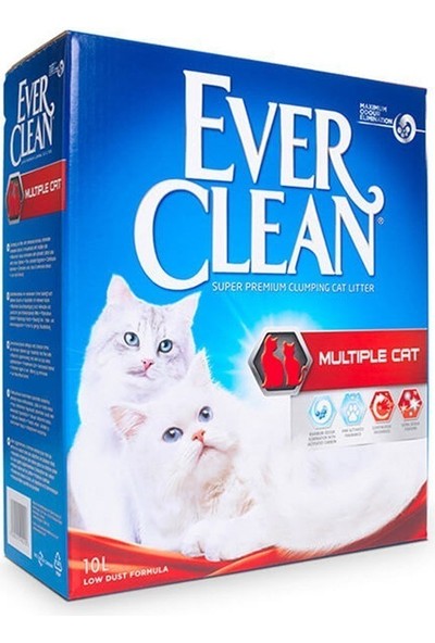 Ever Clean Multiple Cat Kedi Kumu 10 Lt