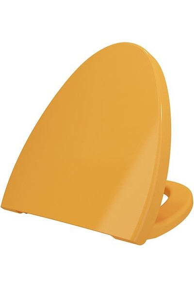 Bocchi Etna Asma Klozet Kapağı, Yavaş Kapanan Mandalina Sarısı Bocchi Etna Asma Klozet Kapağı, Yavaş Kapanan Mandalina Sarısı