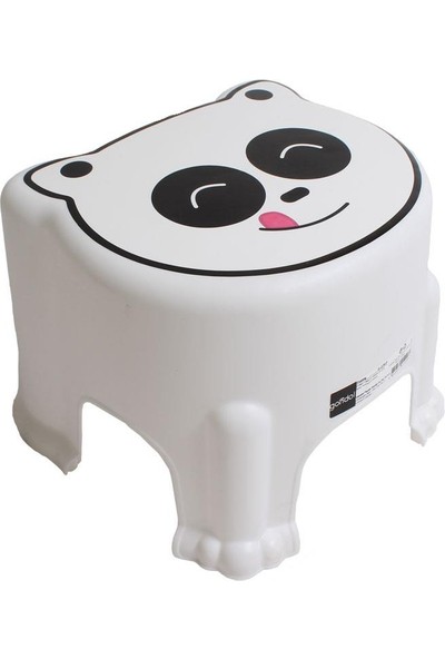 Kanat Gondol Kaymaz Tabanlı Çocuk Banyo, Bahçe ve Ev Taburesi Panda Desenli