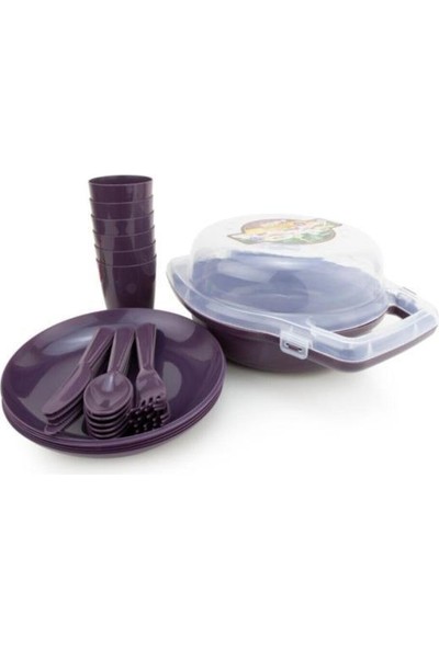 Nrcpro Mürdüm 32 Parça Piknik Seti Nrcpro Mürdüm 32 Parça Piknik Seti