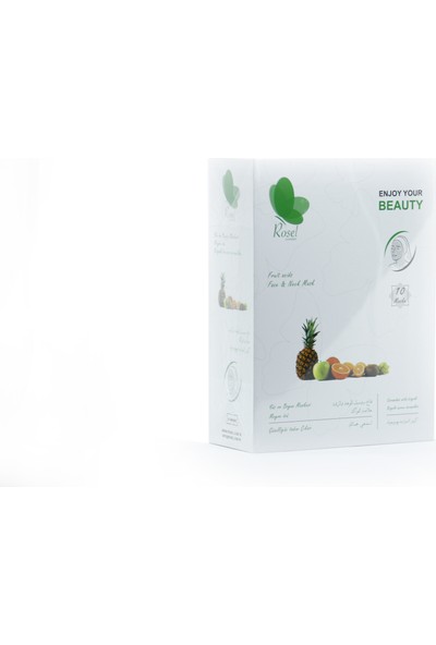 Rosel Meyve Özü Rosel Maske Içinde 10 Adet Var