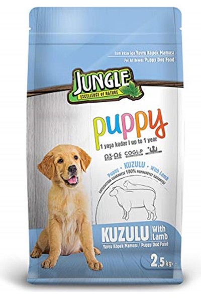 EKS Ticaret Jungle Kuzu Etli Yavru Köpek Maması 2,5 kg EKS Ticaret Jungle Kuzu Etli Yavru Köpek Maması 2,5 kg