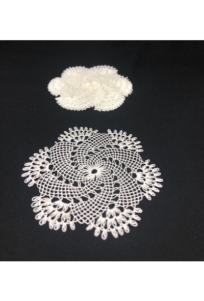Meloş Home 6 Parça El Emeği Iğne Oyası Çarkıfelek Motif Bardak Altı Meloş Home 6 Parça El Emeği Iğne Oyası Çarkıfelek Motif Bardak Altı