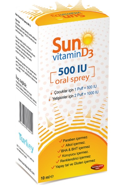 Sun Vitamin D3 Oral Sprey Sun Vitamin D3 Oral Sprey