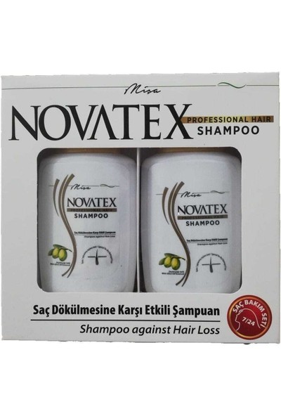 Novatex Saç Dökülmesine Karşı Zeytinyağı Özlü Şampuan 2 X 400 Ml