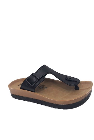 Cassy 4801-22 Deri Anatomik Parmak Arası Kadın Terlik