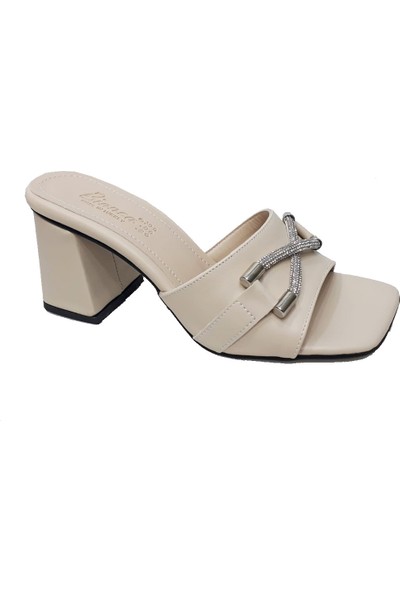 Bianca 501 Deri Trend Fashion Kadın Terlik