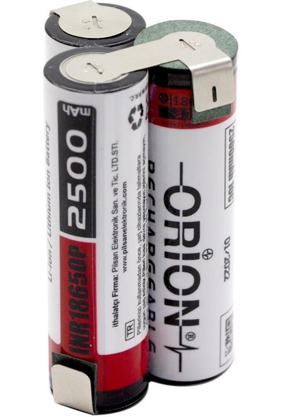 Orion 12VE 10.8V Matkaplar Için Li-On Pil Grubu 2500 Mah